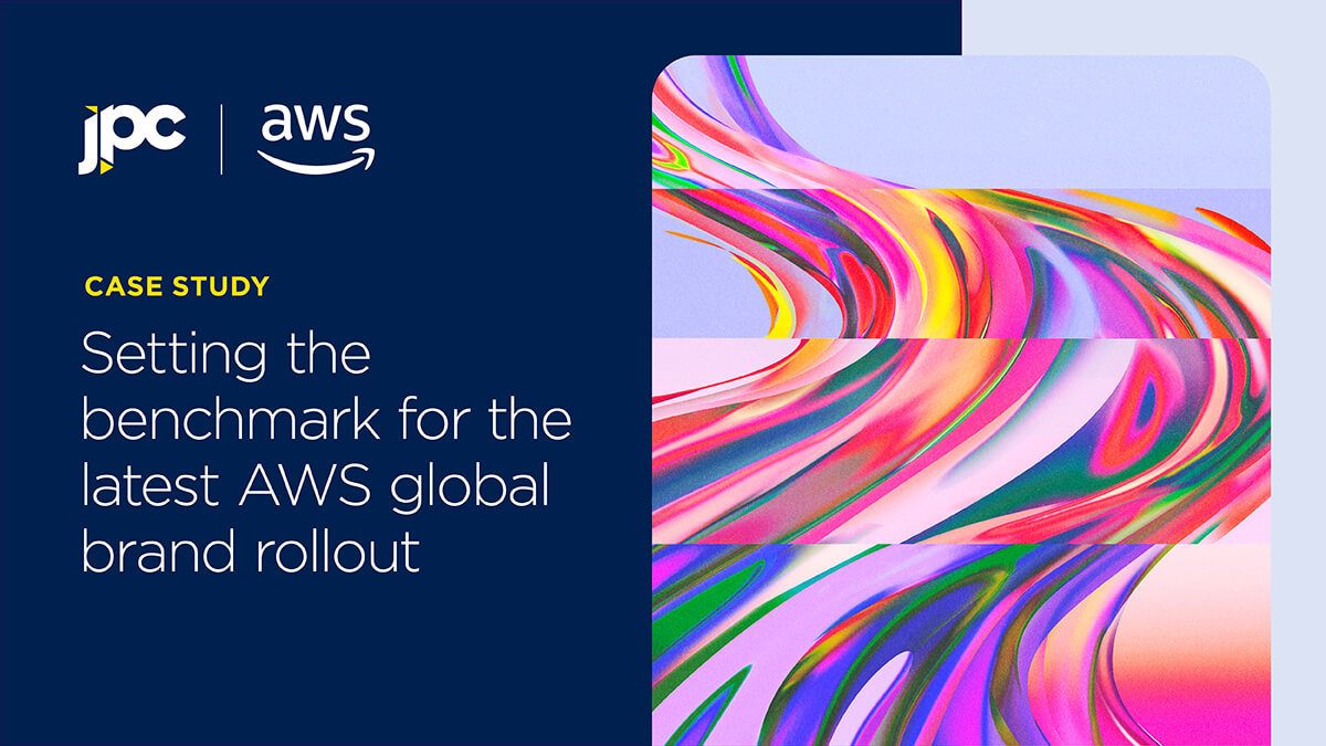 How JPC helped AWS set the standard a global rebrand | JPC